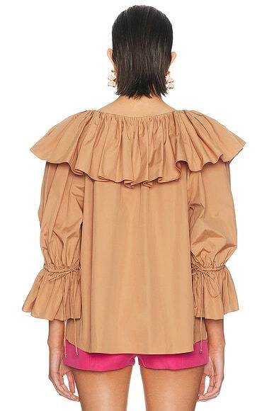 Chloé Ruffled Blouse - Reef Shell