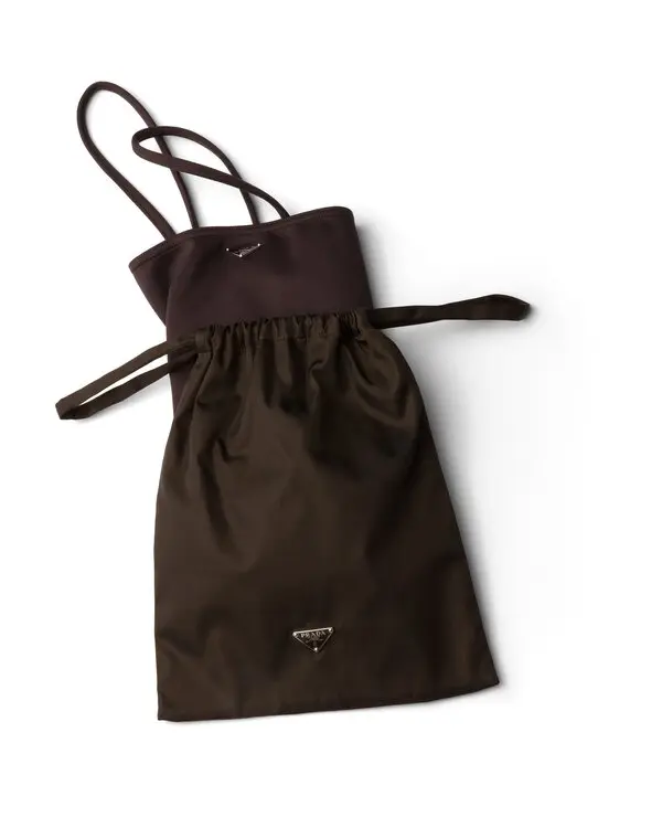 Prada Interlock Knit One-piece Swimsuit