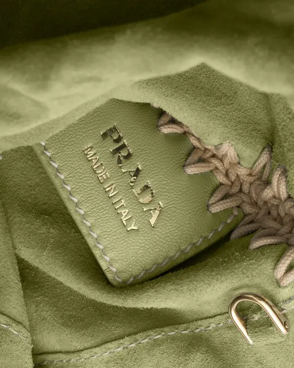 Prada Suede Smartphone Case - Agave