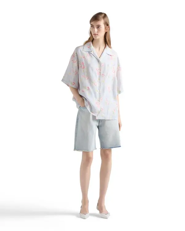 Prada Denim Bermudas