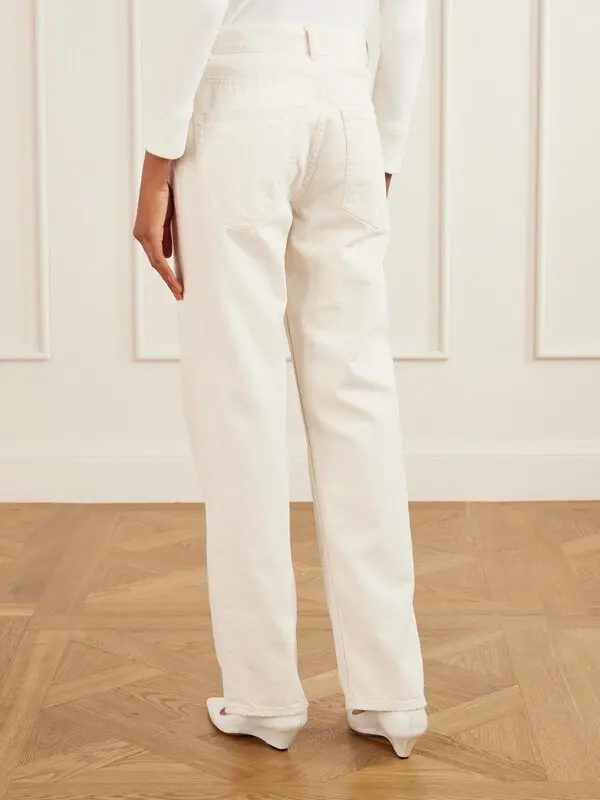 THE ROW Fargo Mid-rise Straight-leg Jeans