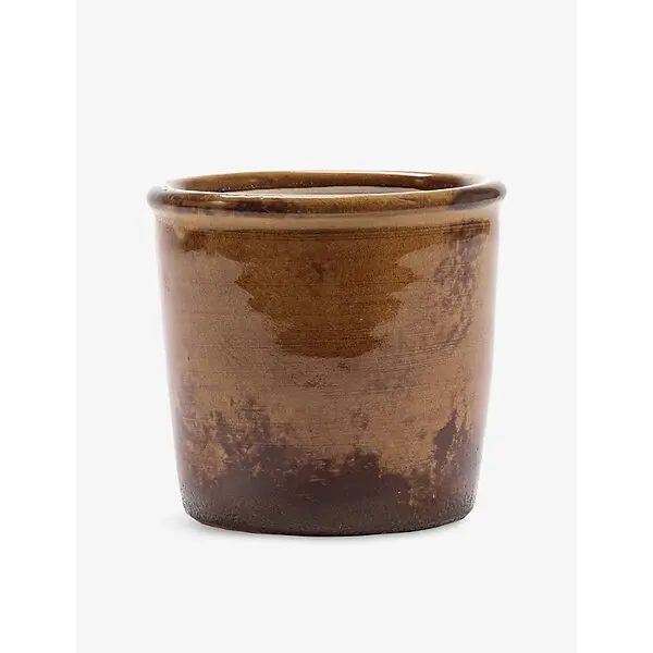 SERAX Glazed Shades Extra Small Terracotta Flower Pot - Rust