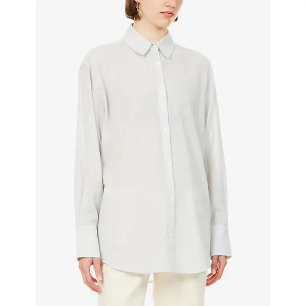 ANINE BING Striped Cotton Shirt