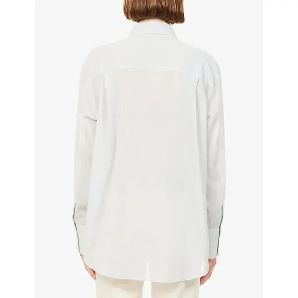ANINE BING Striped Cotton Shirt