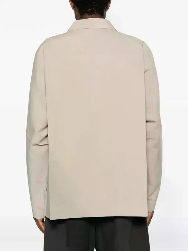 Issey Miyake Notched-lapel Single-breasted Relaxed-fit Blazer