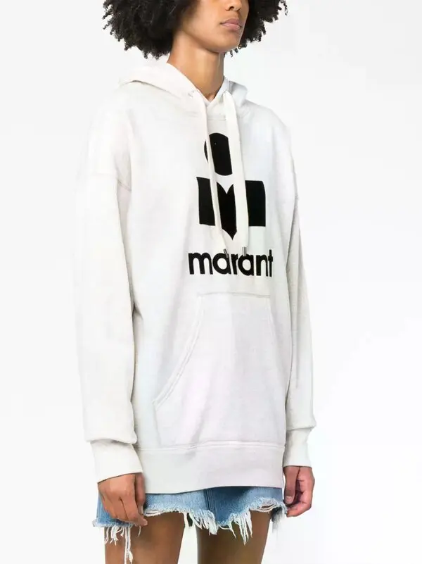 MARANT ETOILE Logo-print Cotton Blend Hoodie
