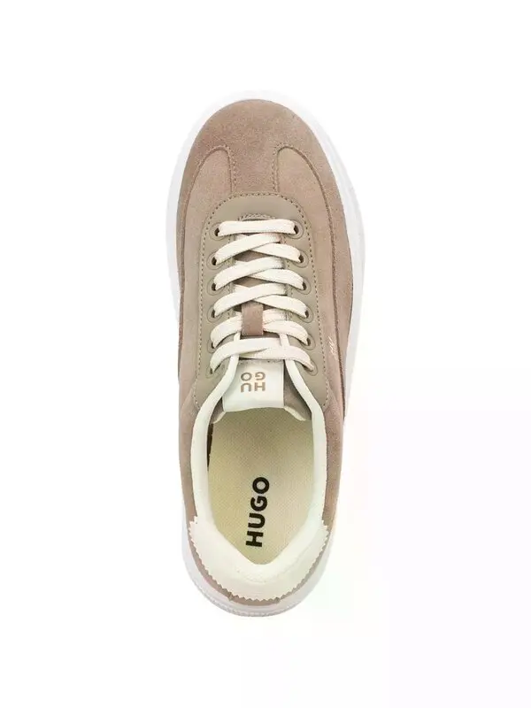 Hugo Embossed-logo Lace-up Sneakers