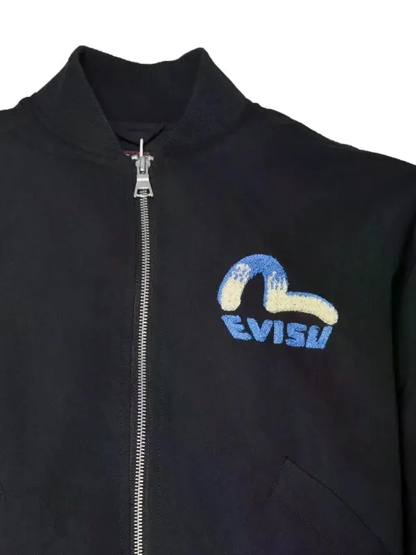 EVISU Bomber Jacket With Seagull Print