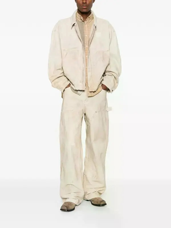 COLE BUXTON Distressed Panelled Jacket