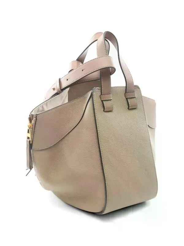 Loewe Small Hammock Two-way Handbag - Neutrals