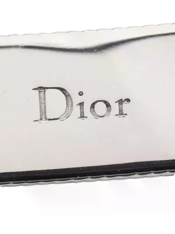 Dior Guilloche Logo Plate Bracelet