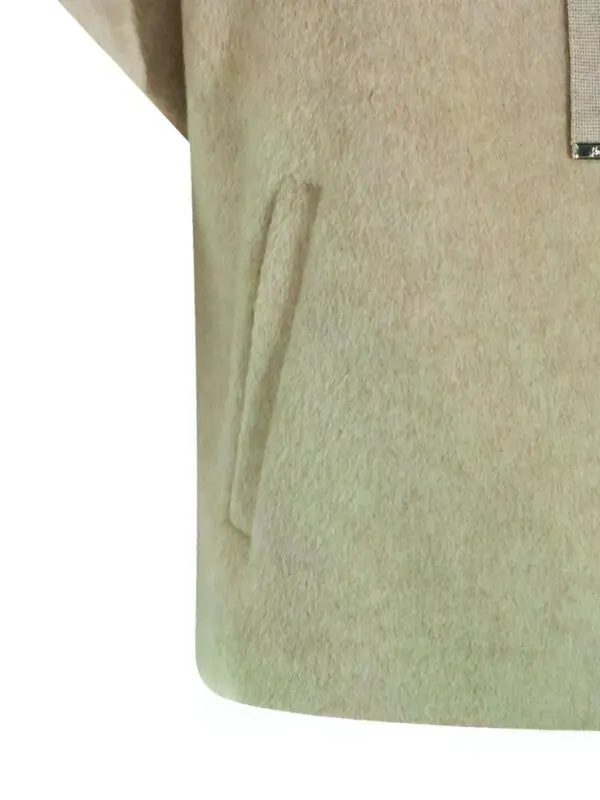 Herno High-neck Short-sleeve Poncho