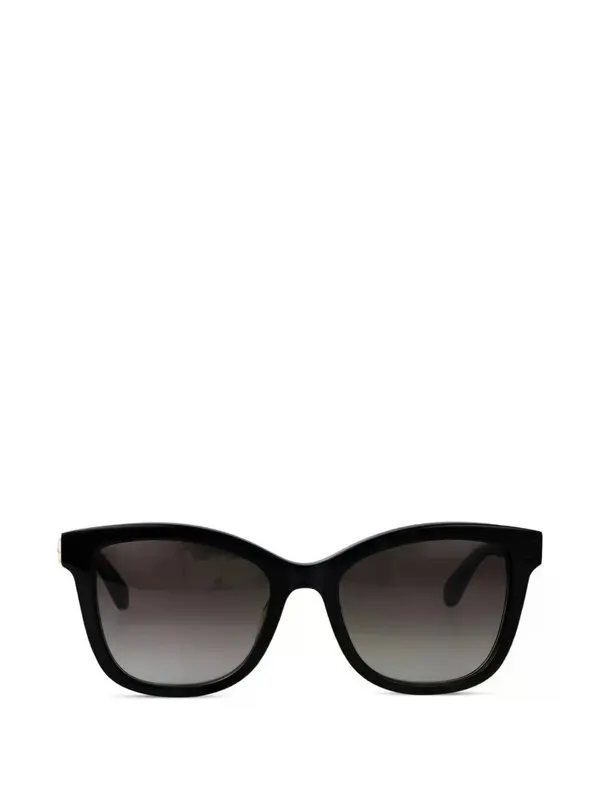 FERRAGAMO Gancini Square-frame Sunglasses - Black