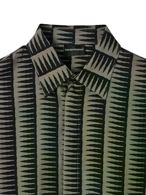 Emporio Armani Striped Long-sleeve Shirt