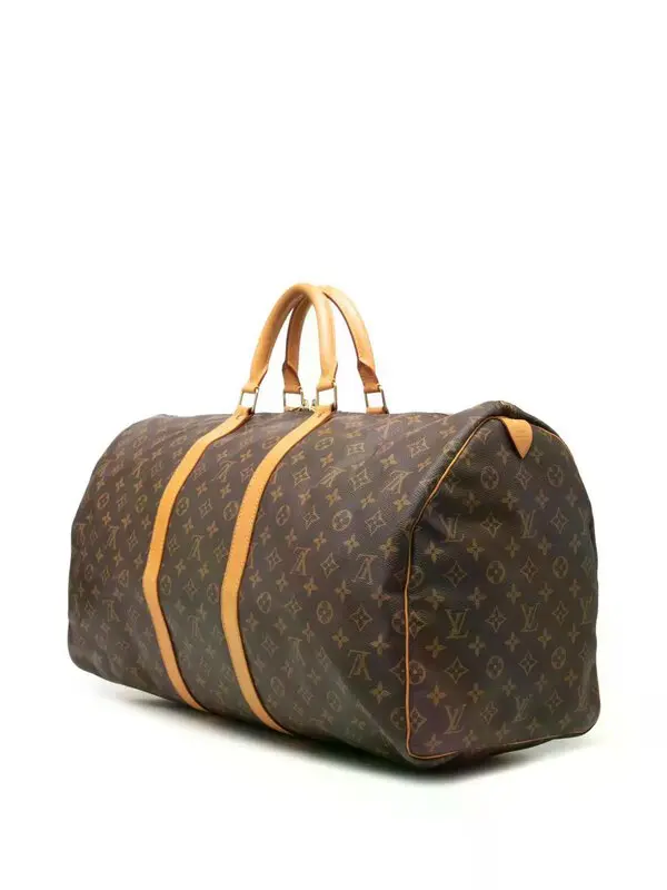 LOUIS VUITTON Monogram Keepall 55 Travel Bag