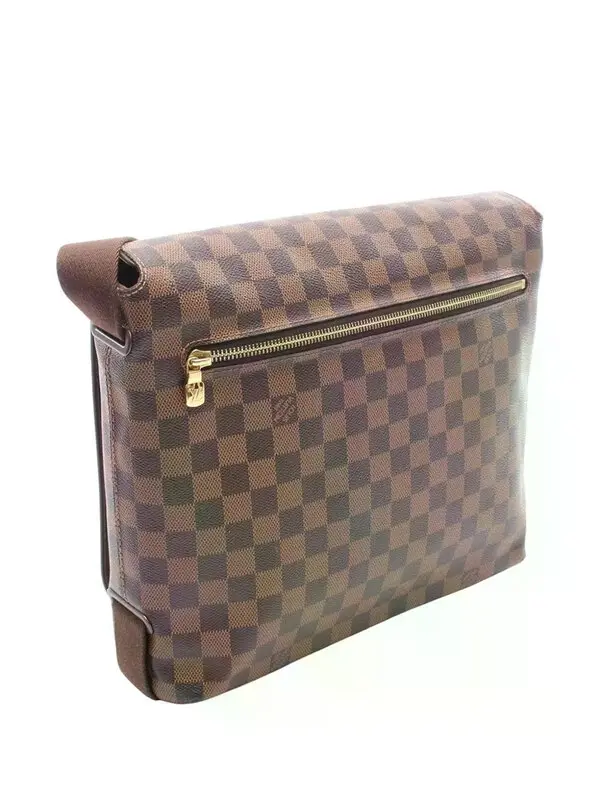 LOUIS VUITTON Damier Ebene Brooklyn Mm Crossbody Bag