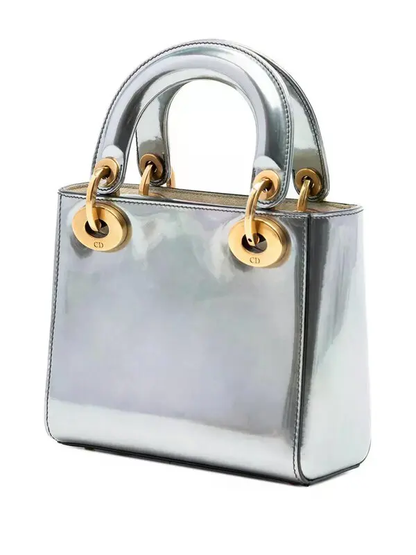 Dior 2018 Mini Lady Satchel - Silver