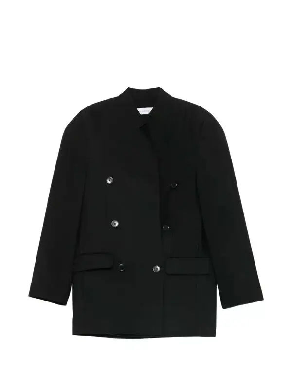 Marie Adam-Leenaerdt Double-breasted High-neck Jacket