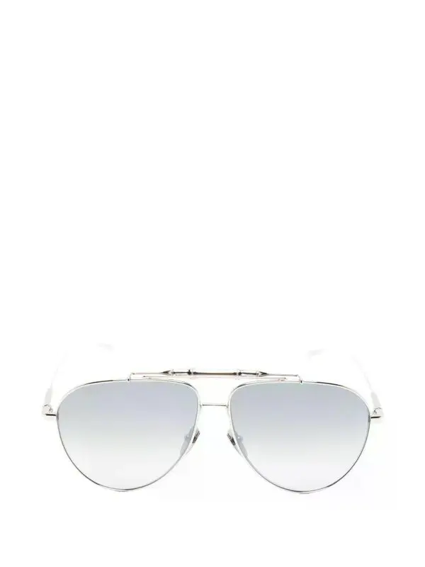 Gucci Pilot Frame Sunglasses - Silver