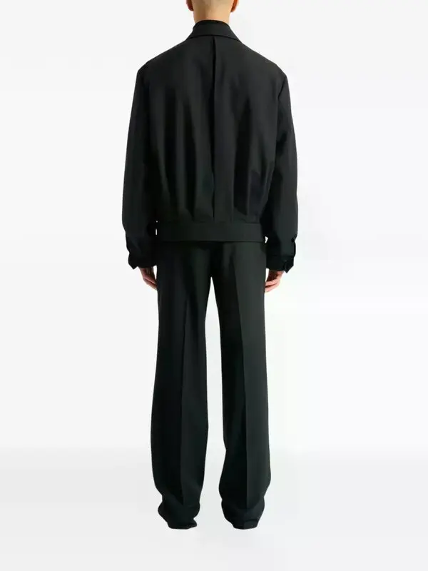 Balmain Virgin Wool Jacket With Lion Medallion Buttons