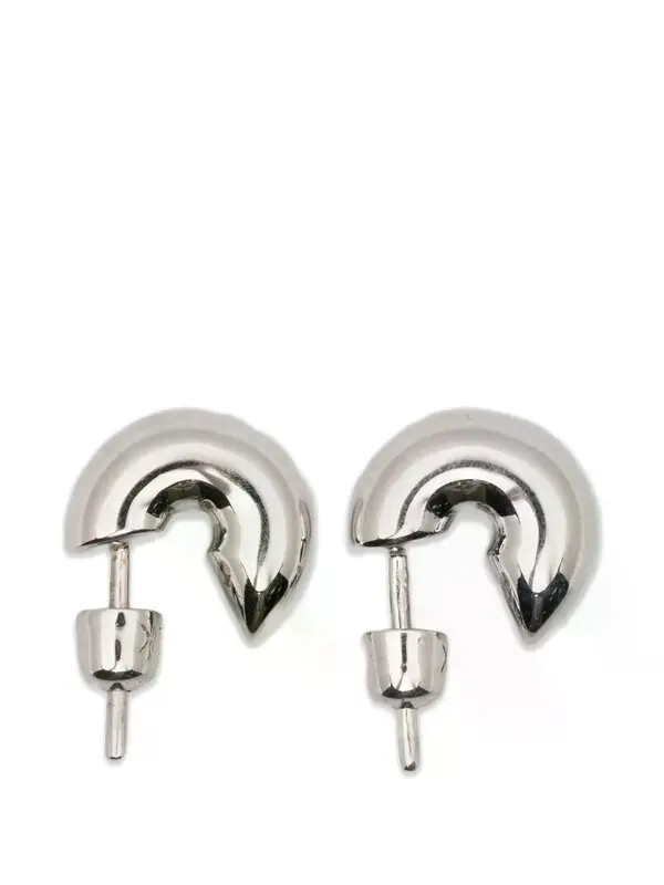 MARIA BLACK Prima Small Hoop Earrings - Silver