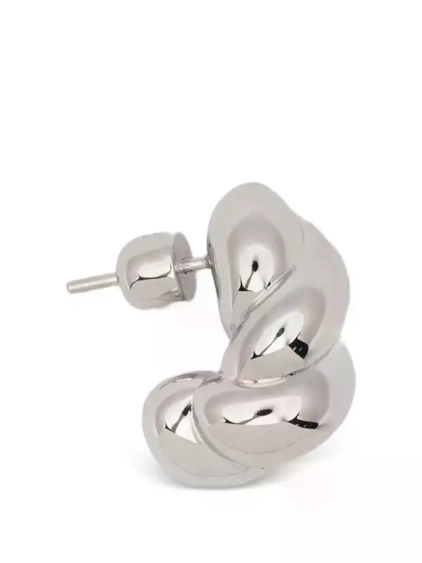 MARIA BLACK Sterling Large Rope Earring - Silver