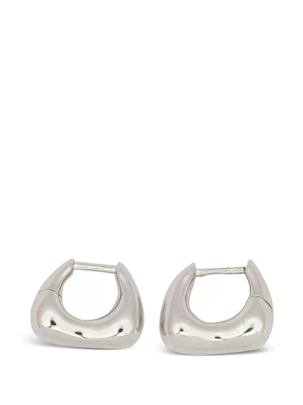 MARIA BLACK Satchel Huggie Earrings - Silver