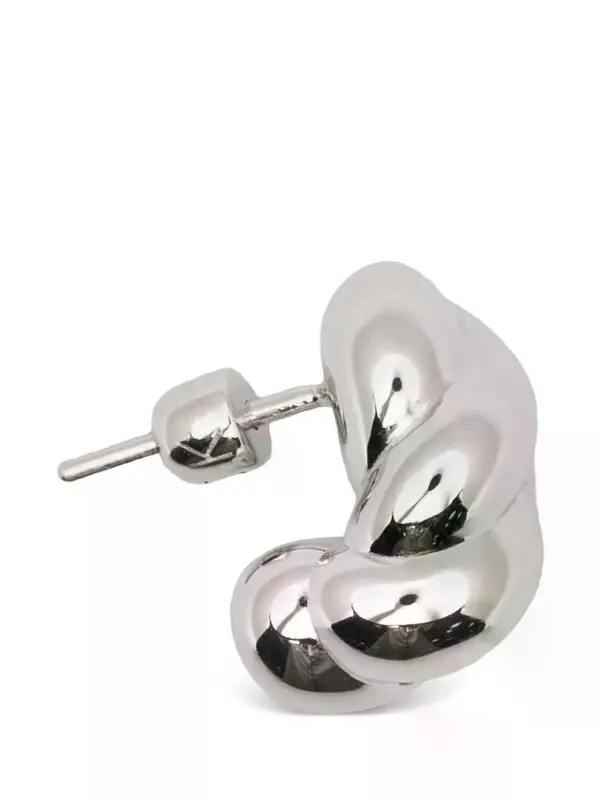 MARIA BLACK Tone Rope-inspired Single Earring - Silver