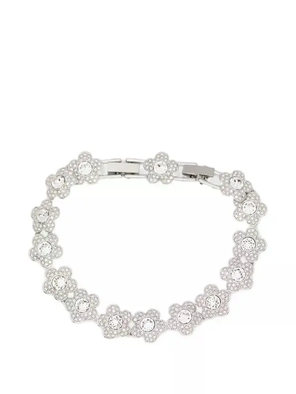 SWAROVSKI Angélique Floral Crystal Bracelet - Silver
