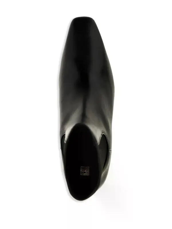 TOTEME 50mm Leather Boots - Black