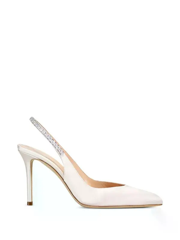 TEMPERLEY LONDON Raven Slingback Pumps - White