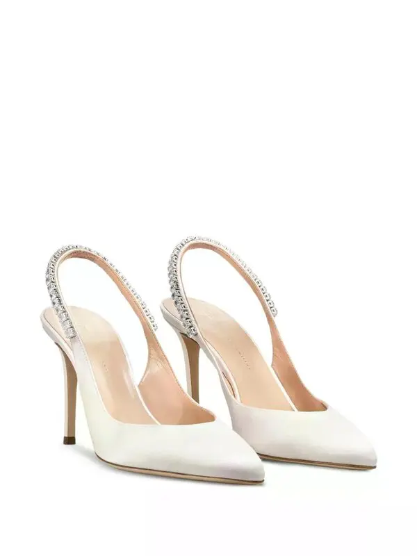 TEMPERLEY LONDON Raven Slingback Pumps - White