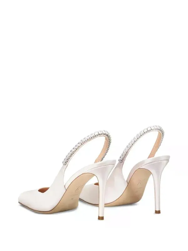TEMPERLEY LONDON Raven Slingback Pumps - White