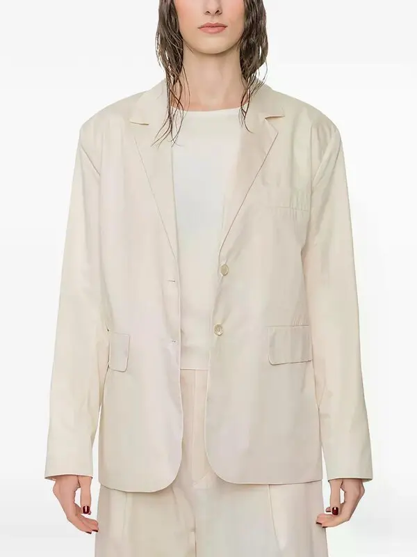 SUSANNE BOMMER Single-breasted Cotton Blazer