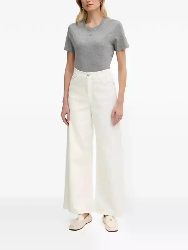 Karl Lagerfeld Embroidered Logo T-shirt
