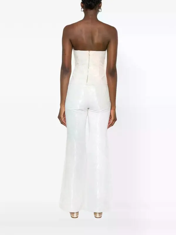 Leen Mougrhabi Noor Asymmetric Jacquard Top