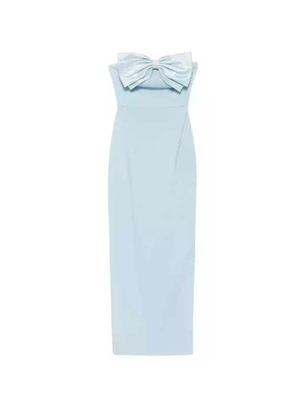 Leen Mougrhabi Angelique Maxi Dress With Oversized Bow