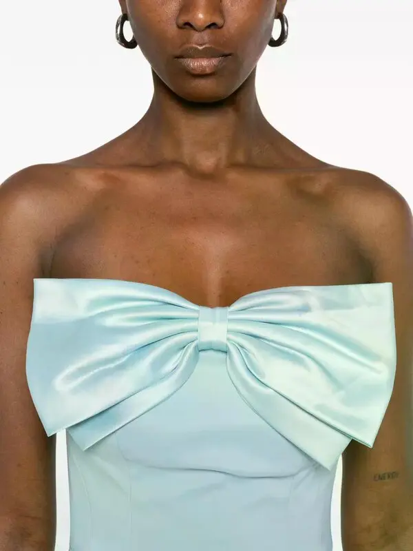 Leen Mougrhabi Angelique Maxi Dress With Oversized Bow