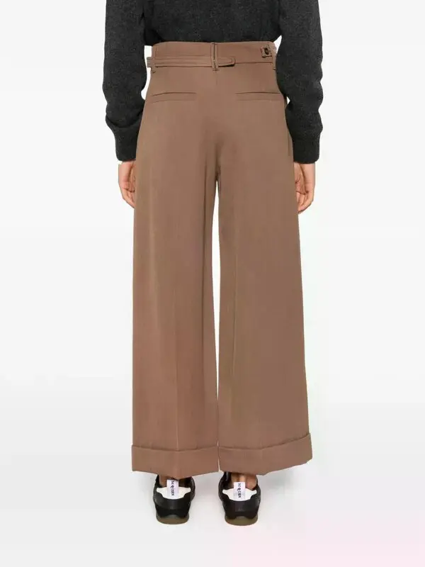Brunello Cucinelli Belted Wool Trousers