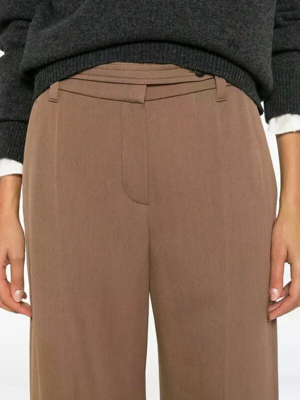 Brunello Cucinelli Belted Wool Trousers