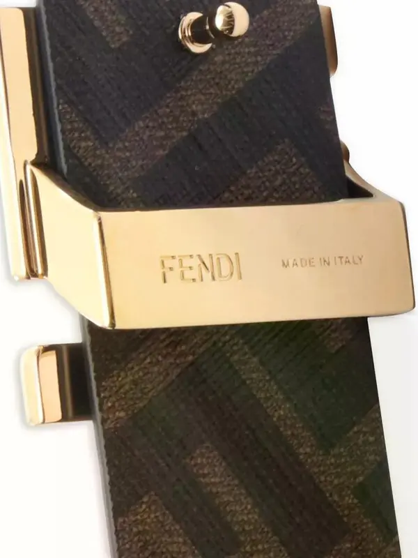 Fendi Ff Logo Reversible Buckle Belt