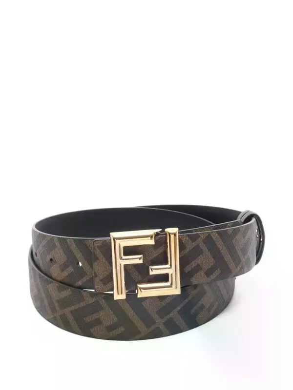 Fendi Ff Logo Reversible Buckle Belt