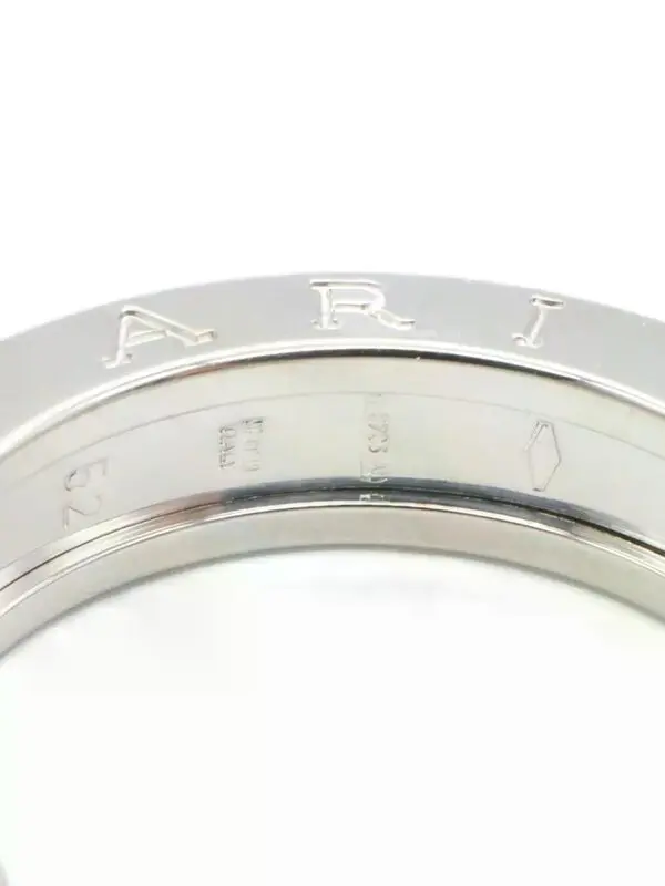 BVLGARI 18k White Gold B.zero1 Band Ring