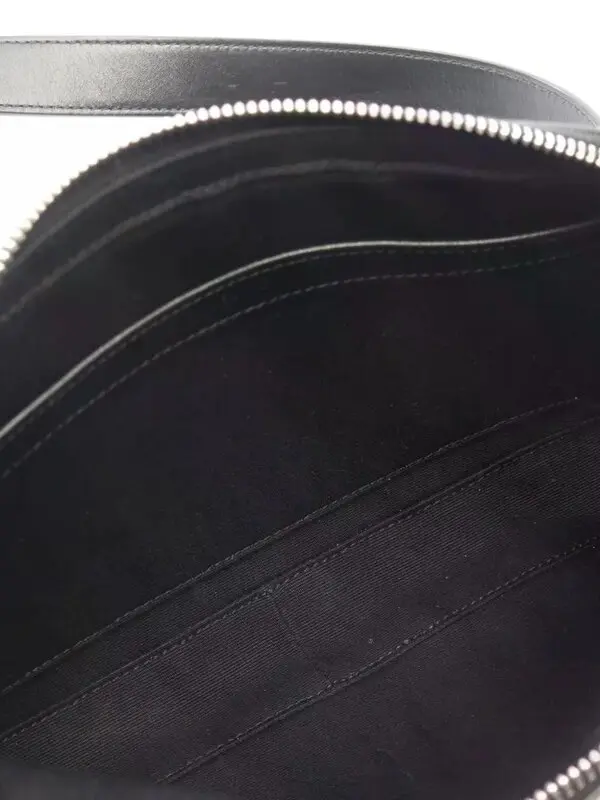 Celine Triomphe Canvas Messenger Bag - Black