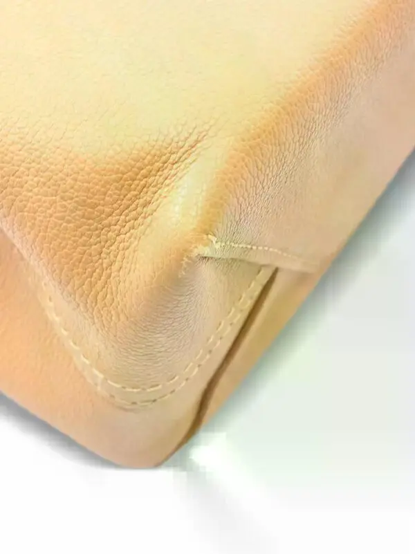 LOUIS VUITTON Beige Leather Monogram Handbag - Neutrals