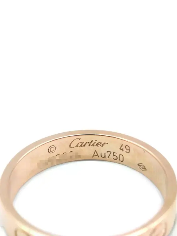 Cartier 18k Rose Gold Love Ring - Pink