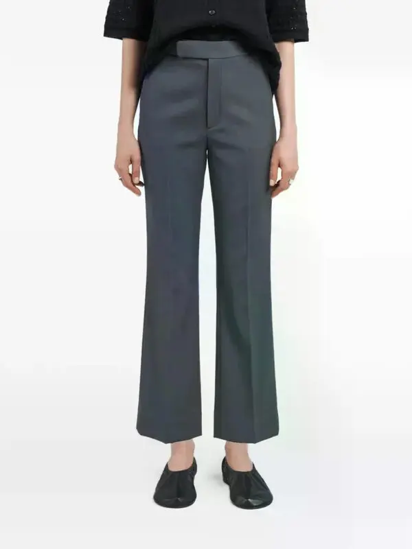 Maria Mcmanus High-waisted Cropped Trousers