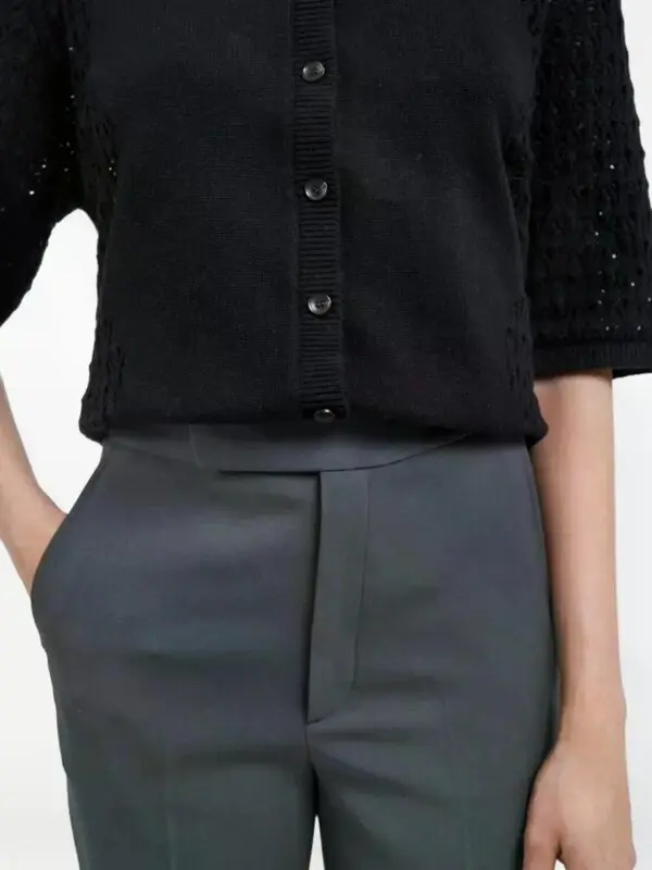 Maria Mcmanus High-waisted Cropped Trousers