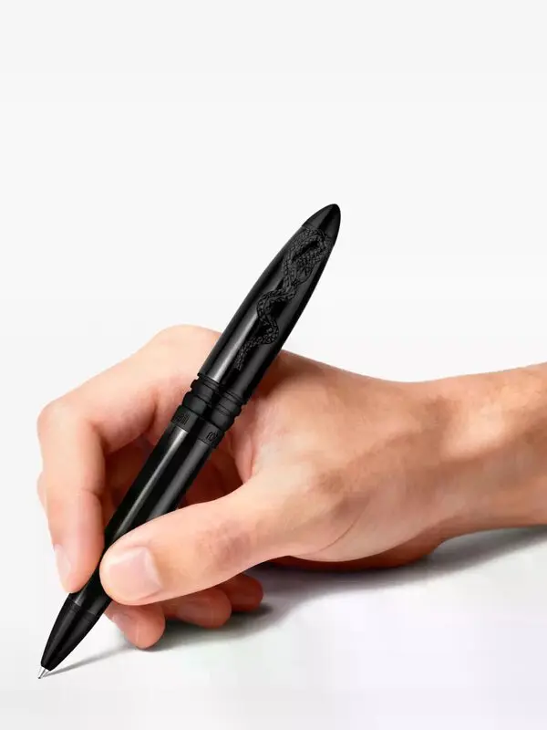 Roberto Cavalli Snake-motif Logo-engraved Pen