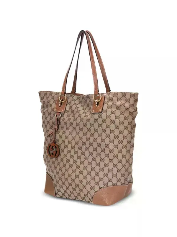 Gucci Gg Monogram Charm Tote Bag